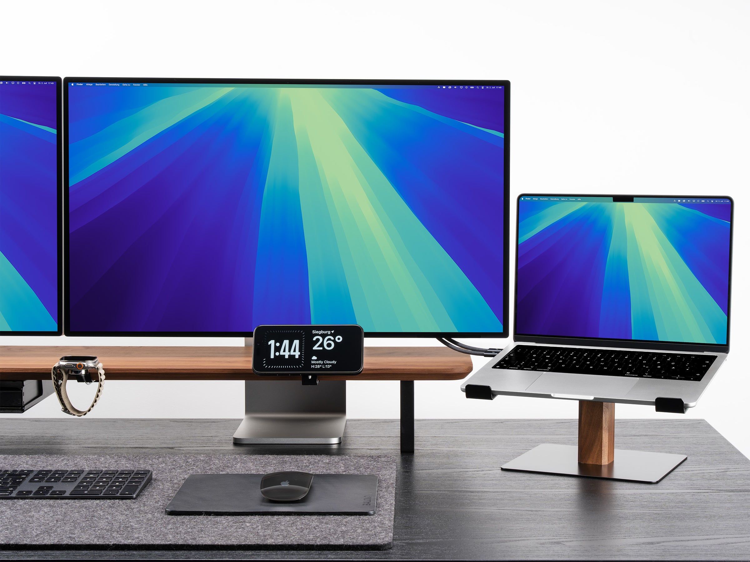 Laptop Stand made from Wood - Working at eye level | BALOLO