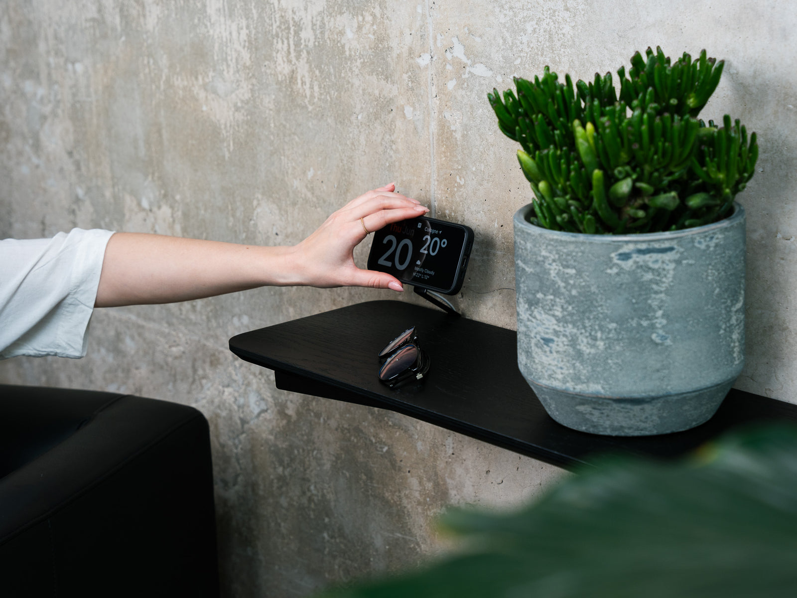 The MagSafe iPhone Stand for your Wall Shelf | BALOLO